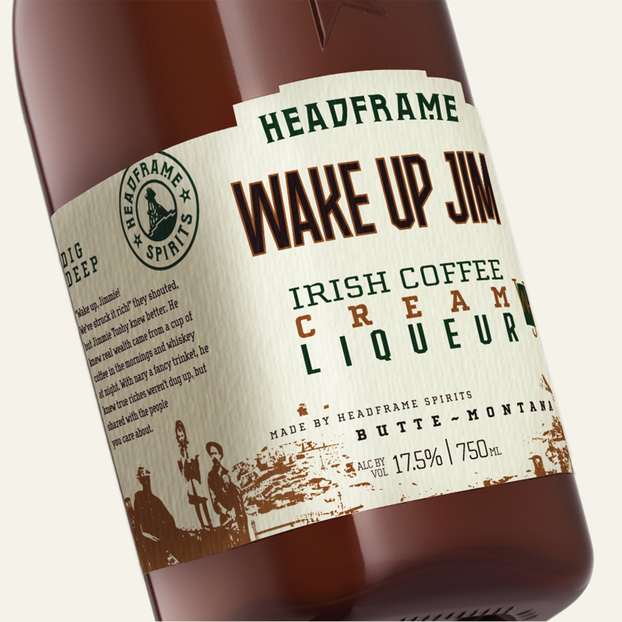 Wake Up Jim Irish Coffee Cream Liqueur | Shop Headframe Spirits
